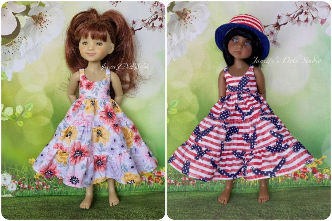 Ruby Red Fashion Friends Doll Boho Dress 14.5 Inch Doll Clothes Ruby ...