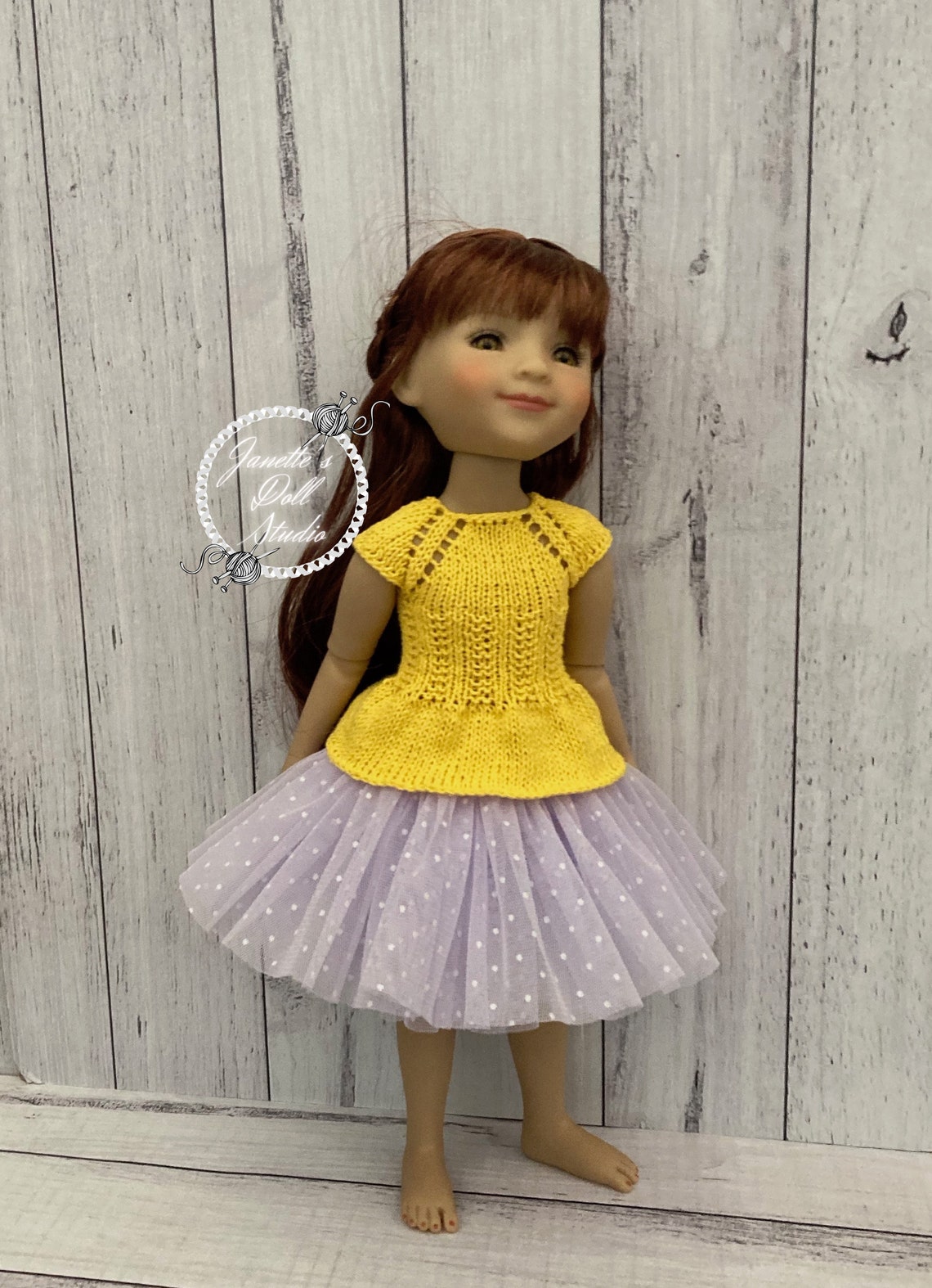 Ruby Red Top Skirt Ruby Red Fashion Friends doll clothes 14 5 | Etsy