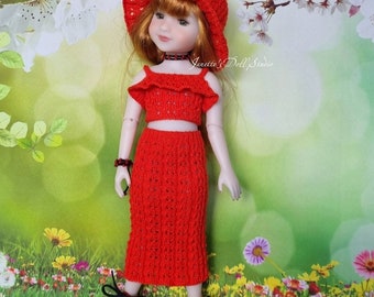 Ruby Red Fashion Friends Doll Fun Dress Shawl 14.5 Inch Doll Clothes ...
