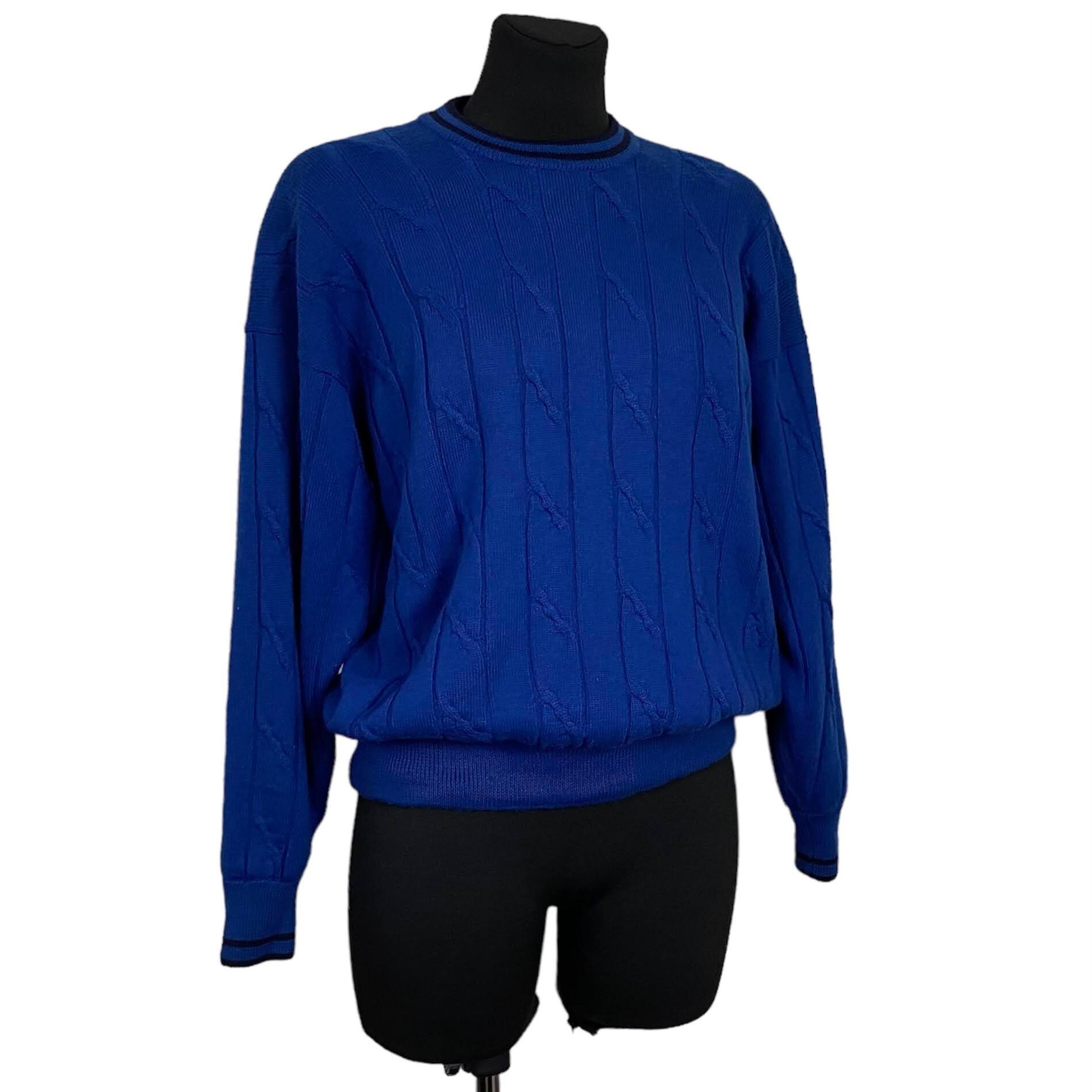 Faldo X Pringle Woman Light Blue Cable Knit Lined Golf Wool Blend ...