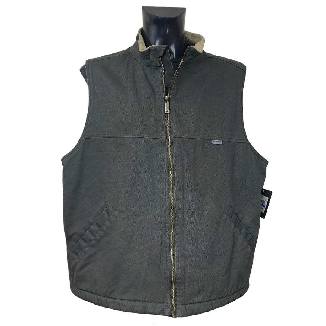 Wolverine Men Upland Vest Denim Outerwear Vests Cotton. Size: XL - Etsy
