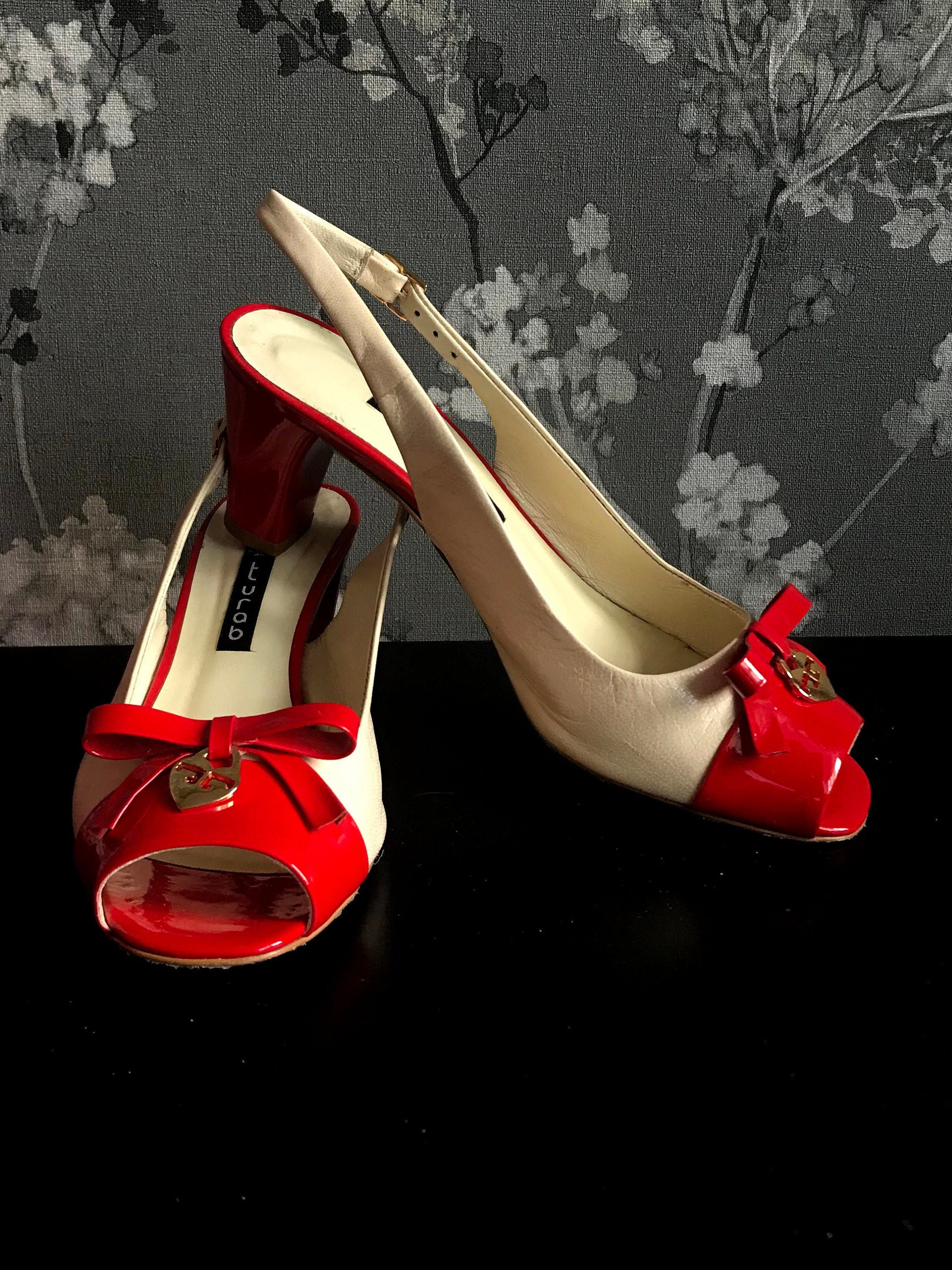 90's Style Open Toe Leather Shoes. Size UK4/EU37/US6 - Etsy