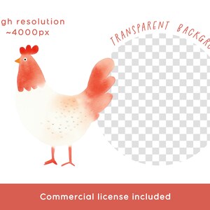 Farm Animal Clipart Bundle, Watercolor Barnyard Animals Pig Cow Horse ...