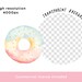 Sweets Clipart Bundle, PNG Digital Download Watercolor Rainbow Sweets ...