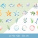 Ocean Clipart Bundle, Watercolor Under the Sea Creatures Animals Beach ...
