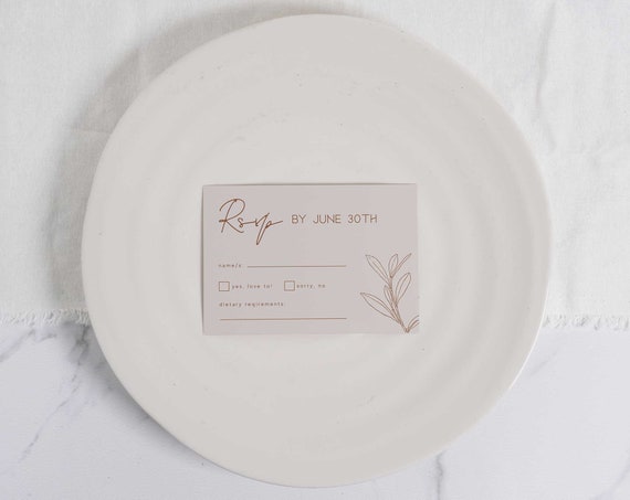 Invitations & Announcements Paper & Party Supplies Postcard Response ...