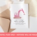 Construction Vehicle Clipart Bundle, Pink PNG Digital Download Builder ...