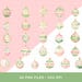 Christmas Baubles Clipart Bundle, PNG Graphics Digital Download ...