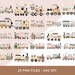 Train Clipart Bundle, Watercolor Pastel Boho Steam Trains, Nordic Style ...