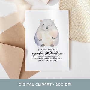 Australian Animal Clipart Bundle - Watercolor Aussie Wildlife PNG for ...