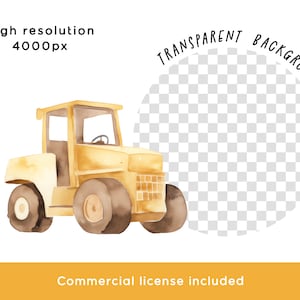 Construction Kid Clipart Bundle, Builder Vehicles Digger Excavator Dump ...