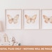 Butterfly Clipart Bundle Watercolor Boho Beige Neutral Soft Pastel ...