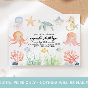 Ocean Clipart Bundle, PNG Graphic Digital Download Watercolor Under Sea ...