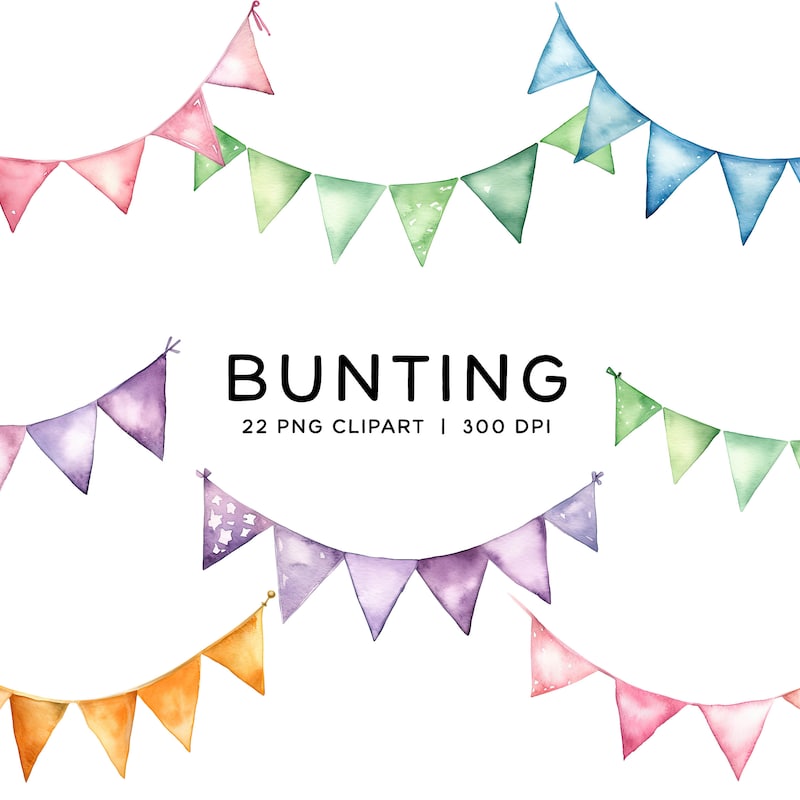 Clipart Bunting - Etsy