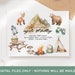 Camping Clipart Bundle, Adventure Watercolor Camper Tent Forest Animal ...