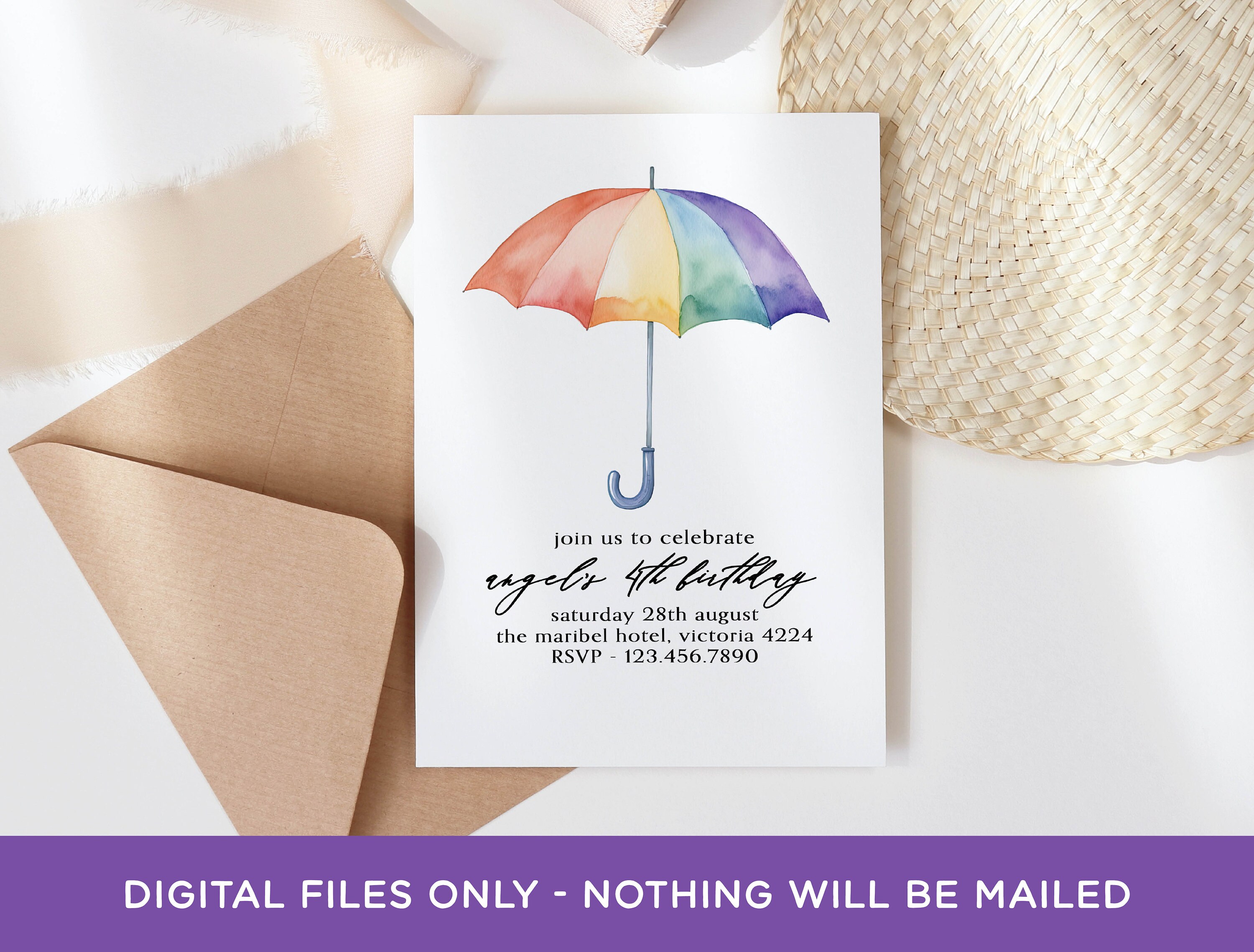 Umbrellas Clipart Bundle, Watercolor Brollies Rain Winter Graphics PNG ...