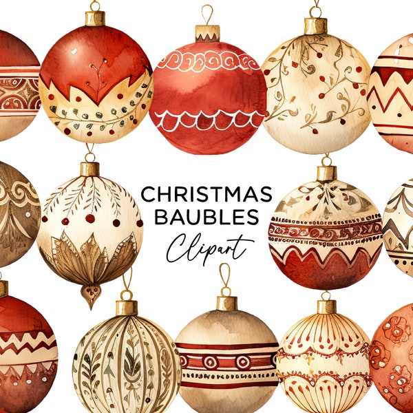 Ornaments Clipart - Etsy