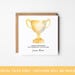 Trophy Clipart Bundle, PNG Graphics Digital Download Watercolor Golden ...