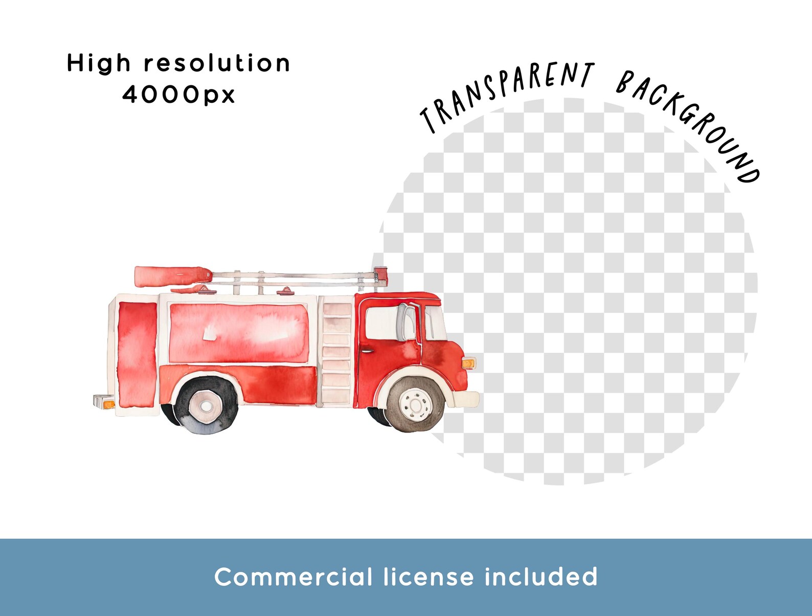Transport Clipart Bundle Set, Watercolor School Bus Car Plane Train ...