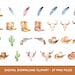 Cowboy Clipart Bundle, Watercolor Rodeo Western Boots Cactus Pistol Cow ...
