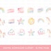 Unicorn Clipart Bundle Watercolor Magical Pastel Rainbow Unicorns PNG ...