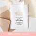 Crowns Clipart Bundle, Watercolor Pink Princess Crowns Rainbow Pink ...