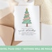 Christmas Tree Clipart Bundle Set, Cute Cartoon Xmas Trees Pastel ...