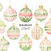 Christmas Baubles Clipart Bundle, PNG Graphics Digital Download ...