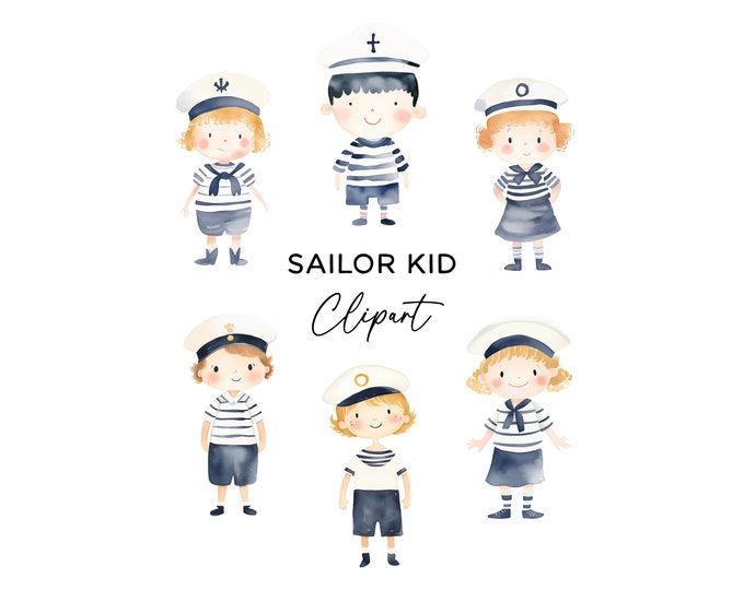 Sailor Boys CLIPART PNG Files Commercial Use Transparent Background ...
