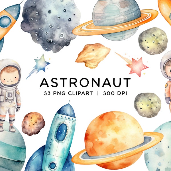 Outer Space Clipart - Etsy
