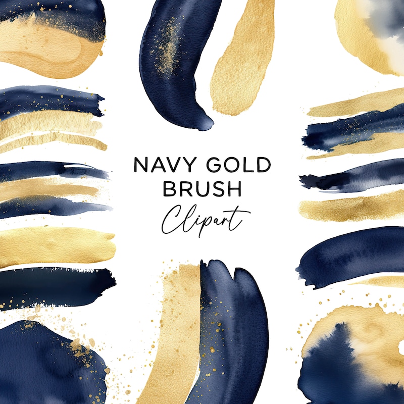 Gold Foil Clip Art - Etsy