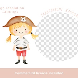 Pirate Clipart Bundle - Watercolor Treasure Ship Map Skulls Nautical ...