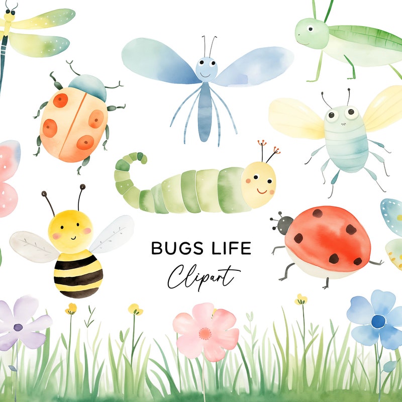 Bug Clipart - Etsy