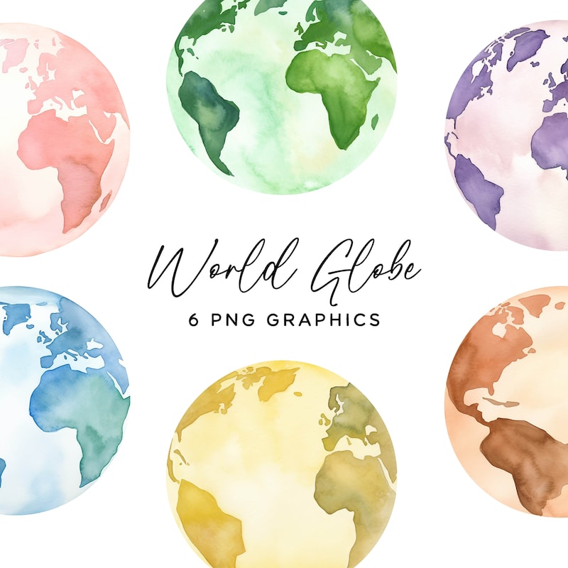 World Globe - Etsy