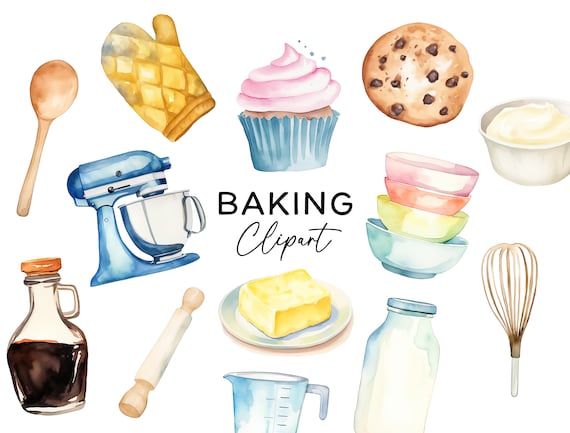 Bakery Utensils Clipart