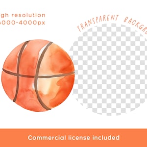 Sports Clipart Bundle - Watercolor Balls Soccer Football Cricket ...