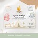 Camping Clipart Bundle, Camper Caravan Picnic Campfire Sleeping Bag ...