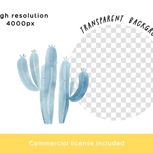Cactus Clipart Bundle, Colorful Rainbow Cactus Desert Pink Purple Blue ...