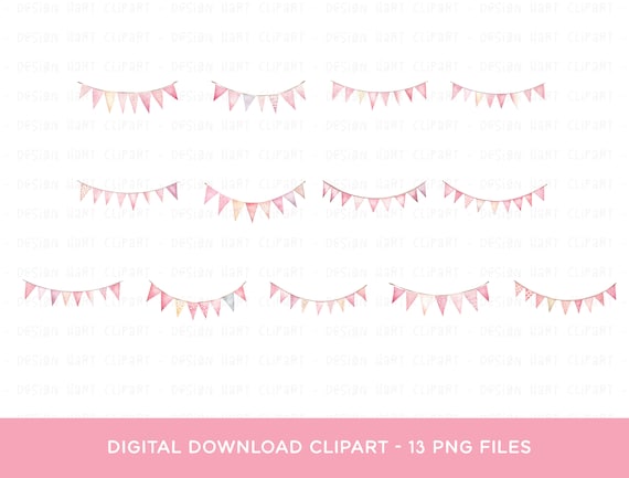 Pink Flag Banner Png