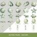 Alien Clipart Bundle - Watercolor Outer Space UFO Spaceship Planet ...