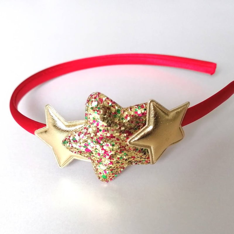 Gold Stars Fabric Headband - Etsy UK