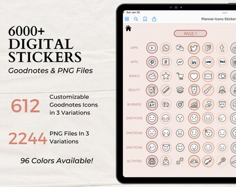 Goodnotes Png Icons - Etsy