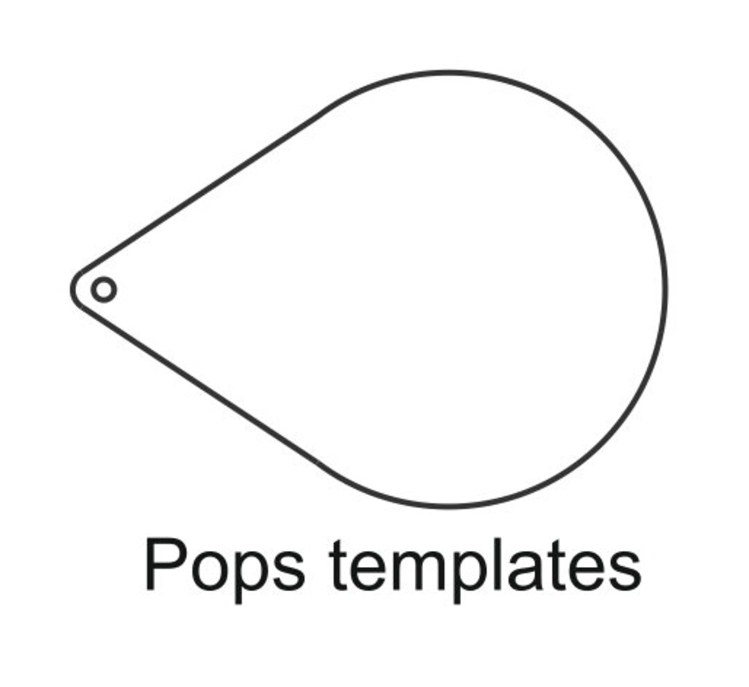 Teardrop Cutting or Serving Board Template Clear 6mm Thick Acrylic ...