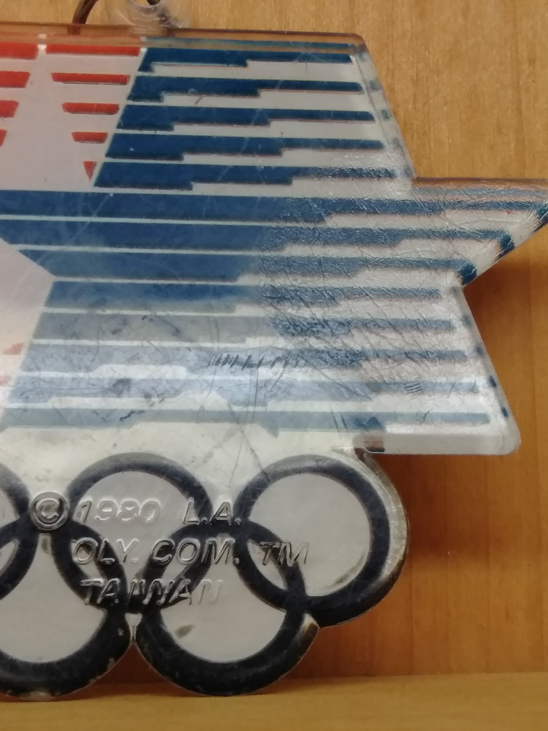 Vintage OLYMPIC Memorabilia 1980 Keychain and 1984 Cap Hat. Los Angeles ...