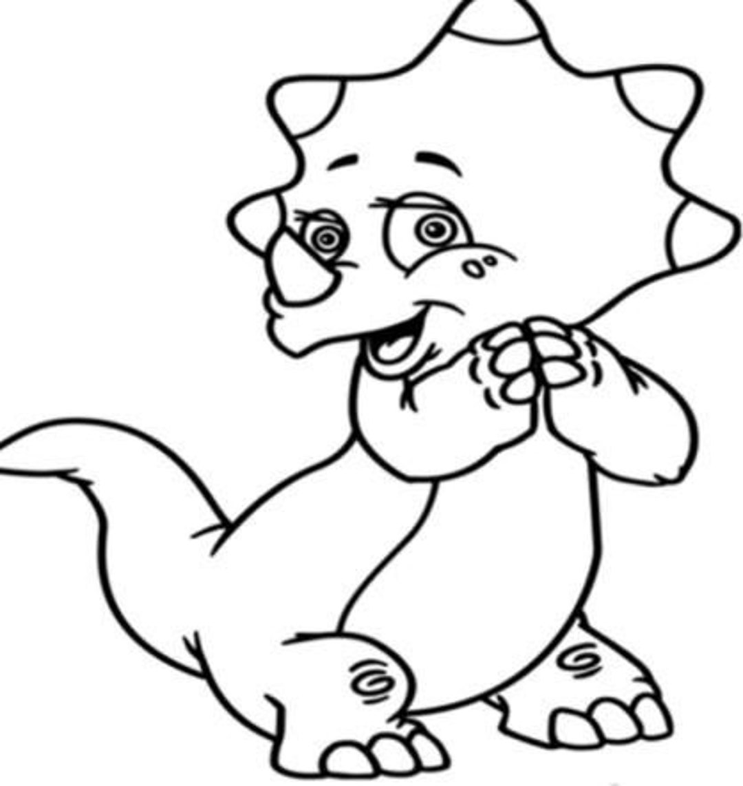 Dinosaur Coloring Book - Printable Coloring Sheets, Kids Activity Book ...