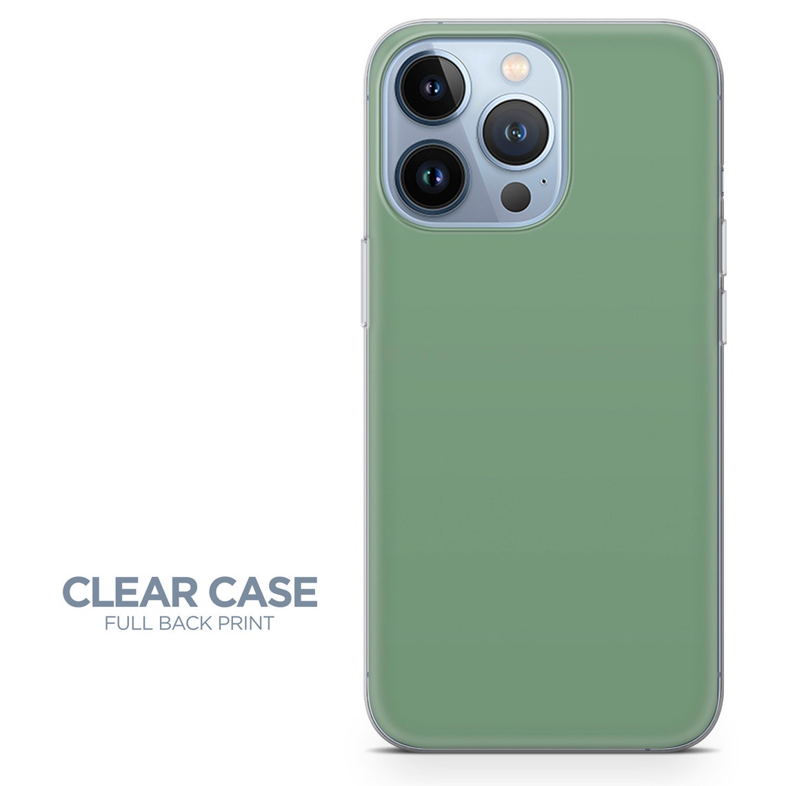 Green Sage Phone Case Pastel Matte Cover Fit for Iphone 13 12 | Etsy