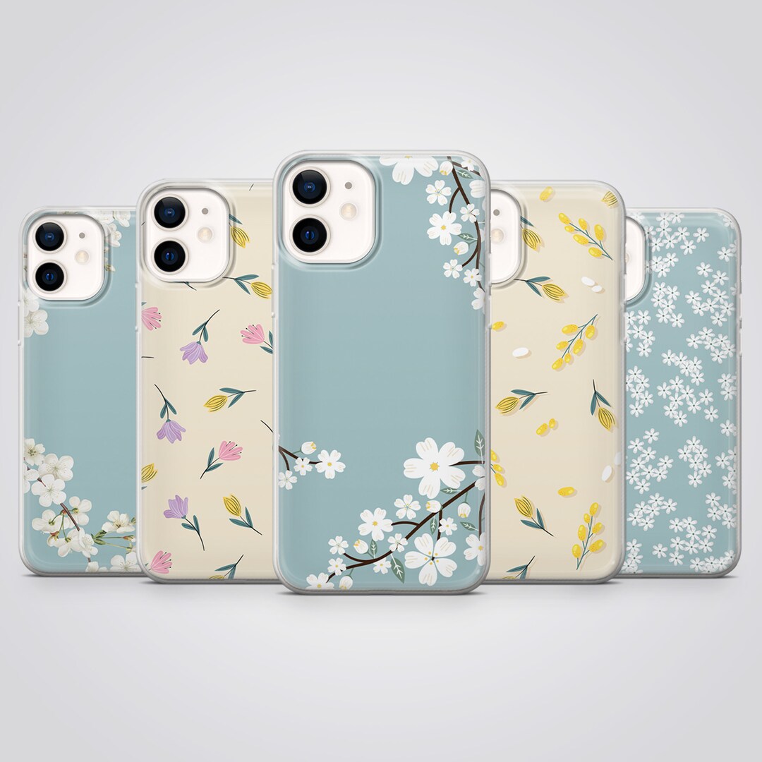 Blossom Phone Case Cute Tulip Flower Cover Fit for iPhone 16 Pro Max ...