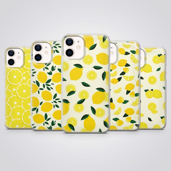 Lemon Phone Case Citrus Fruit Phone Case Lemon iPhone Case - Etsy