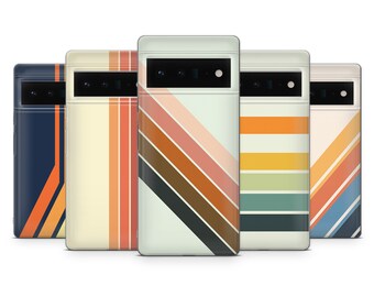 Retro Stripes Phone Case Aesthetic Vintage Cover for Iphone - Etsy