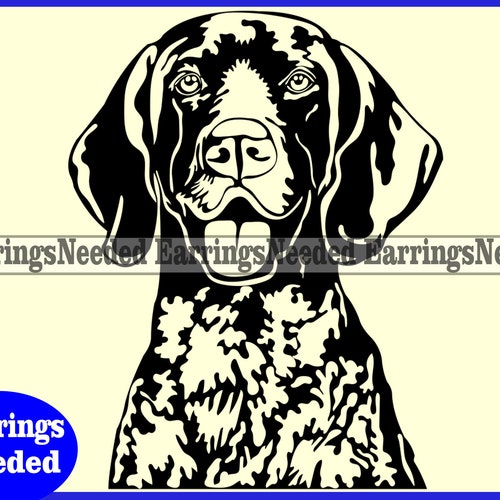 German Shorthaired Pointer Art Dog Svg Files for Cricut | Etsy